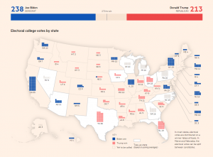 Election Maps Visualizing 2020 U.S. Presidential Electoral Vote Results
