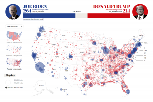 Election Maps Visualizing 2020 U.S. Presidential Electoral Vote Results