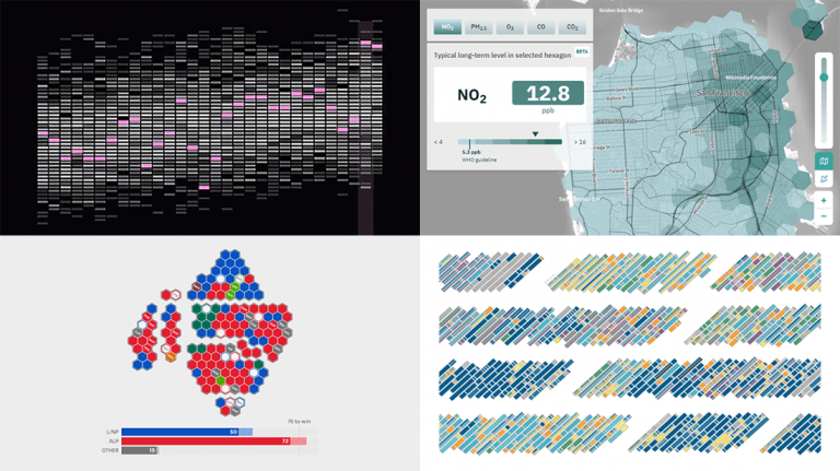 Stunning Visualizations of Heat Records, Election Results, Time Splits ...