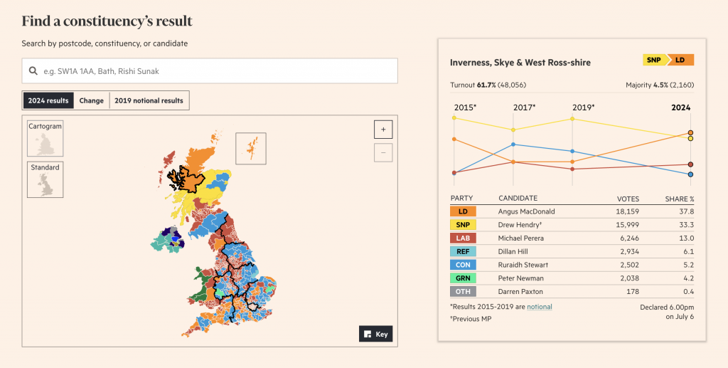 2024 UK Election Maps | Data Visualization Weekly