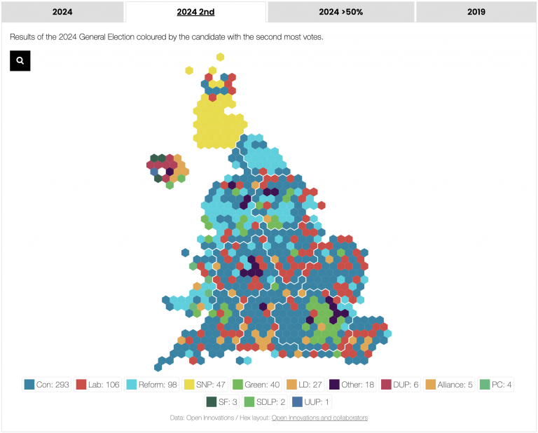 2024 UK Election Maps | Data Visualization Weekly