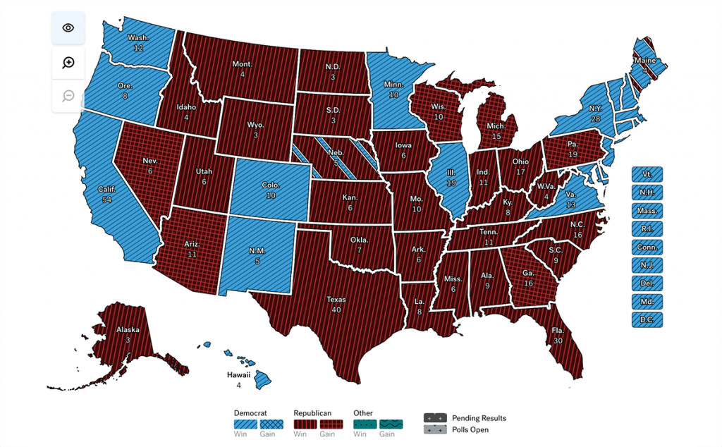 U.S. Election Maps 2024 — DataViz Weekly Special