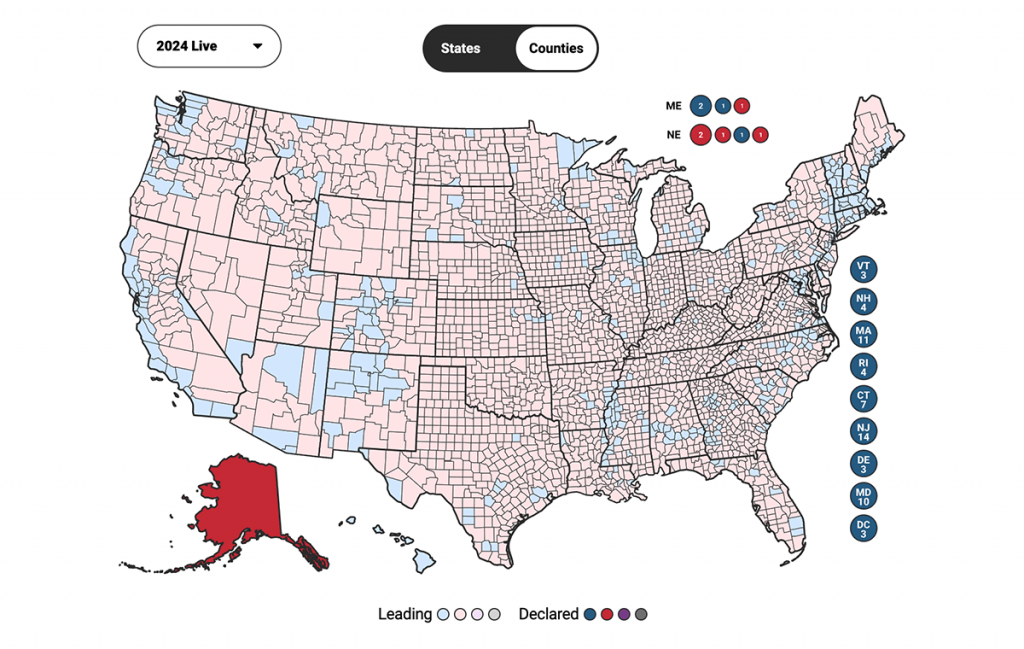 U.S. Election Maps 2024 — DataViz Weekly Special