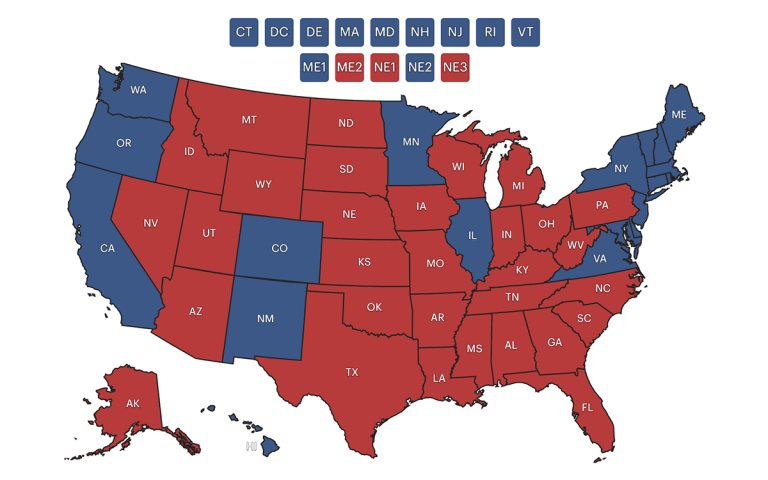 U.S. Election Maps 2024 — DataViz Weekly Special