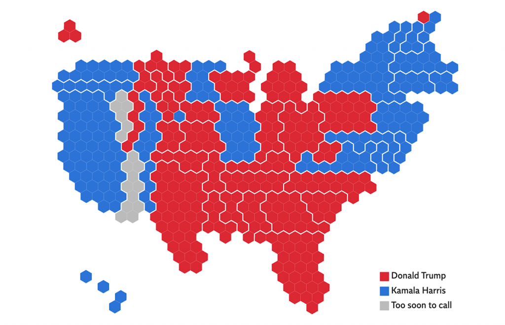 U.S. Election Maps 2024 — DataViz Weekly Special
