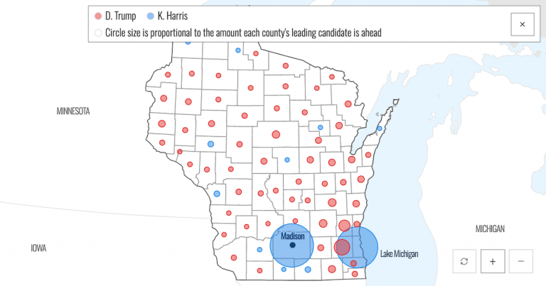 U.S. Election Maps 2024 — DataViz Weekly Special