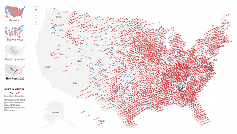 U.S. Election Maps 2024 — DataViz Weekly Special